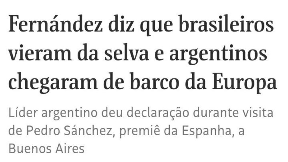 Fernández: “Los mexicanos salieron de los indios, los brasileños ... Fernández: “Los mexicanos salieron de los indios, los brasileños ...