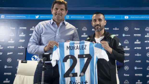 Maxi Moralez regresó a Racing tras 14 años en el exterior - Deportes ...